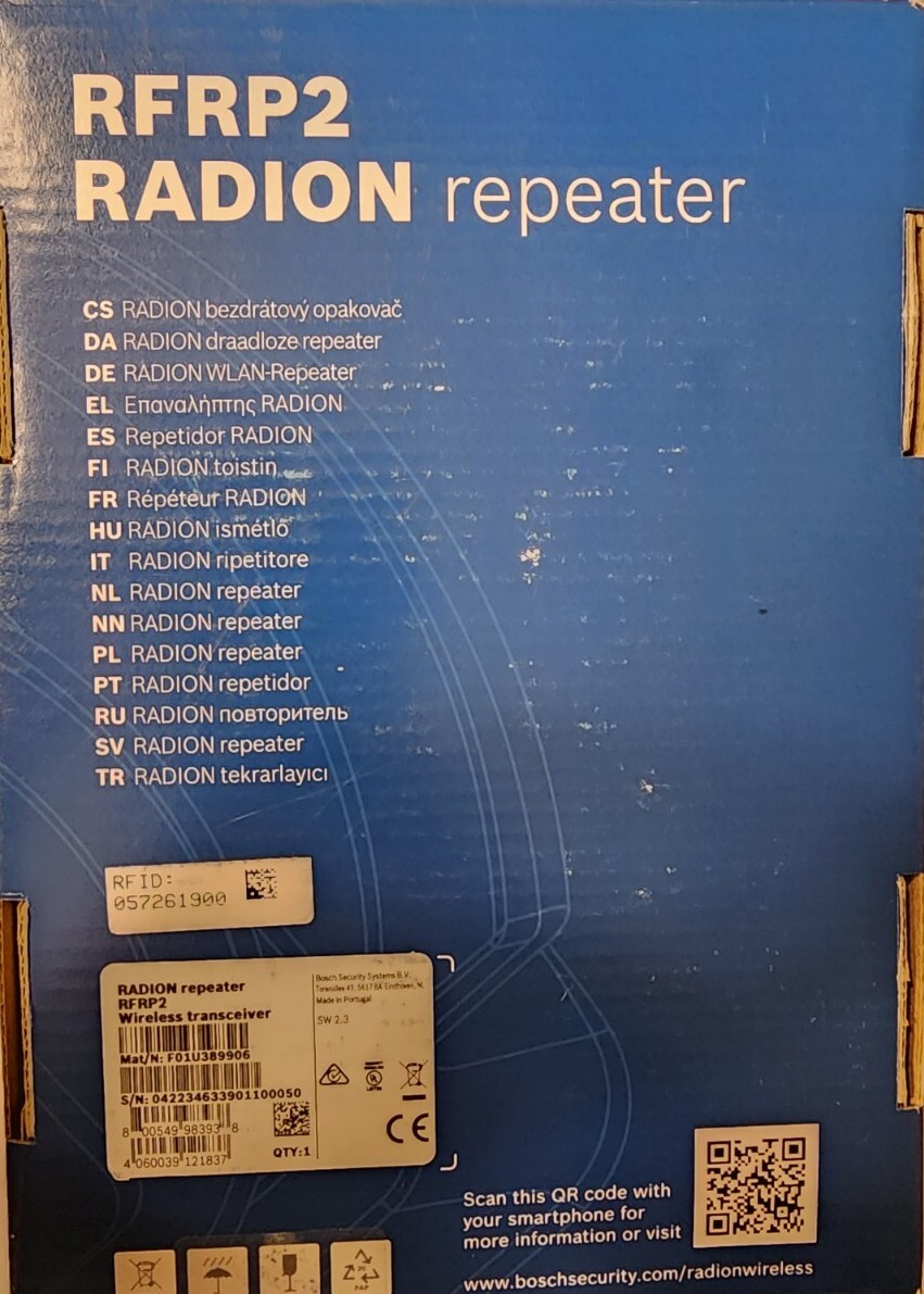 Bosch Rfrp2 Radion Repeater | eBay