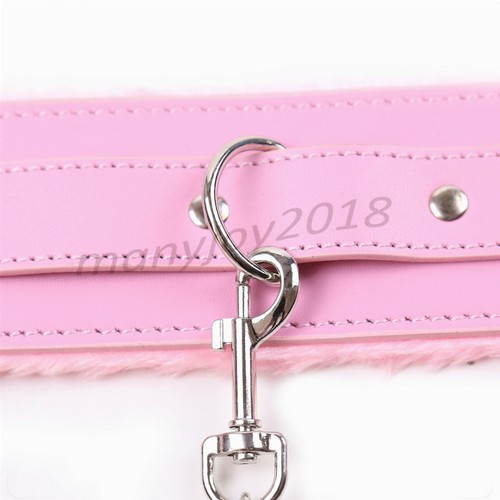 PU Leather Collars Choker with Long Chain Detachable Leash for Women ...