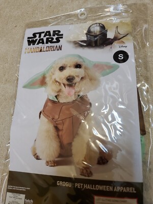 STAR WARS Mandalorian Dog Costume - S - Halloween Pet Apparel , Fetch ...