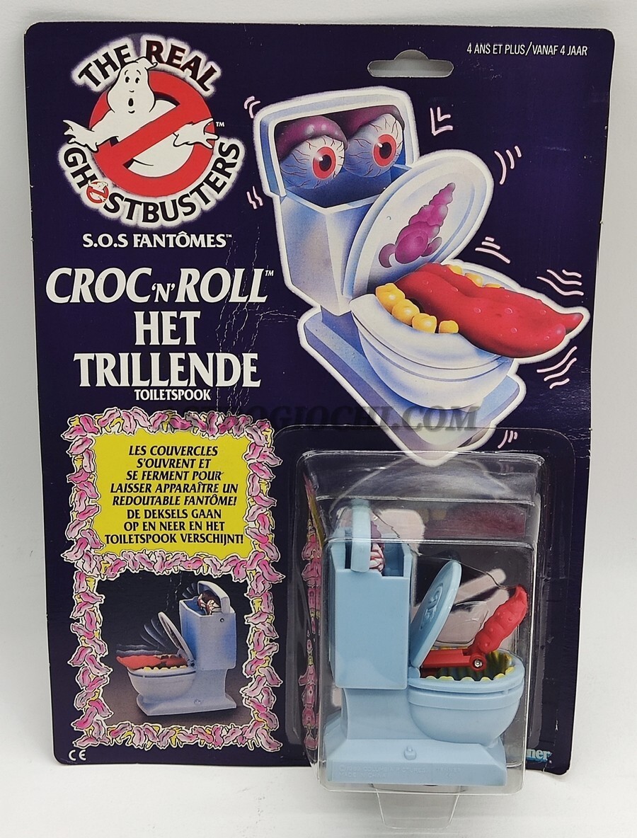 THE REAL GHOSTBUSTERS CROC'N'ROLL TOILET KENNER VINTAGE '80 NEW IN BOX ...