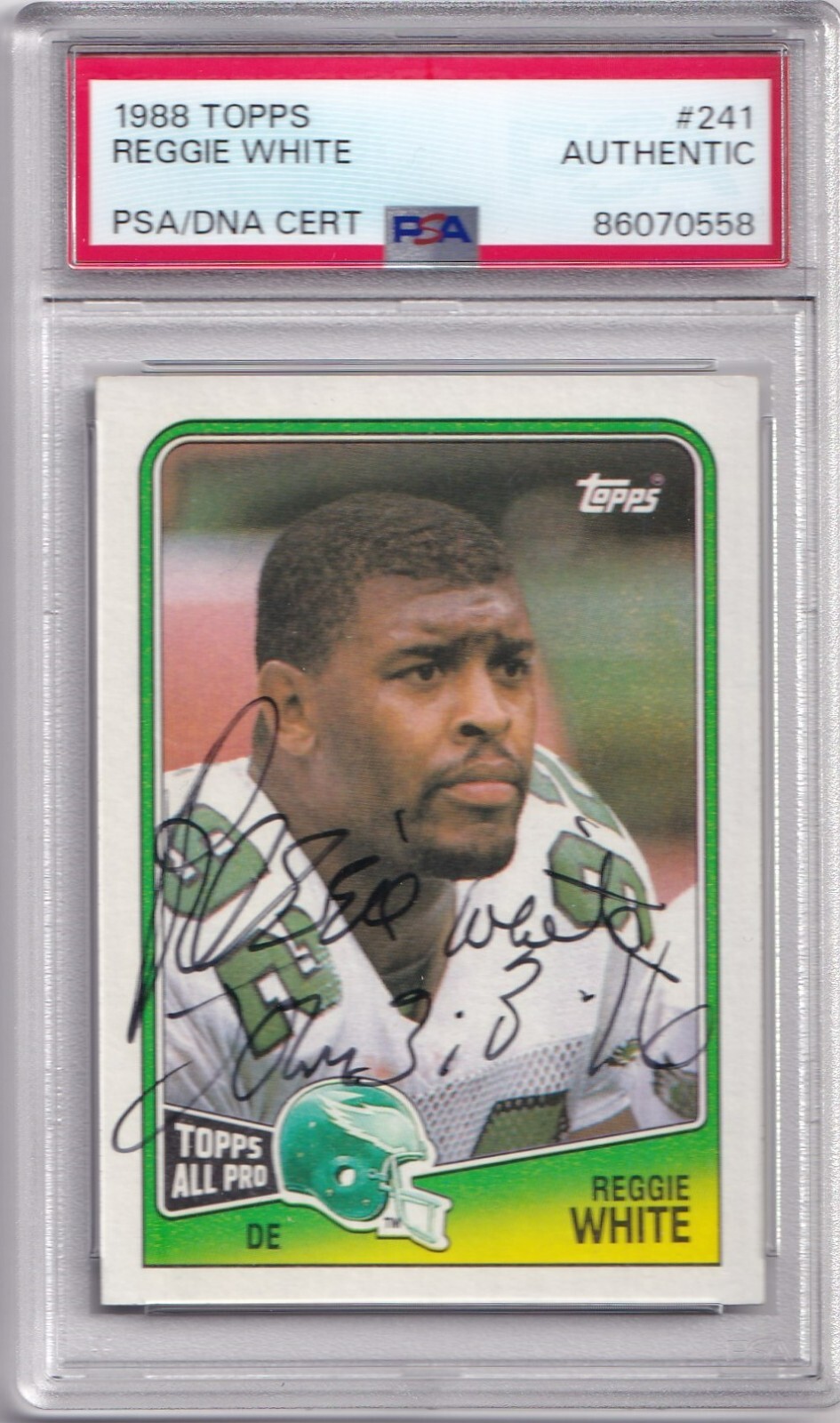Reggie White Autographed Memorabilia | Signed Photo, Jersey ...