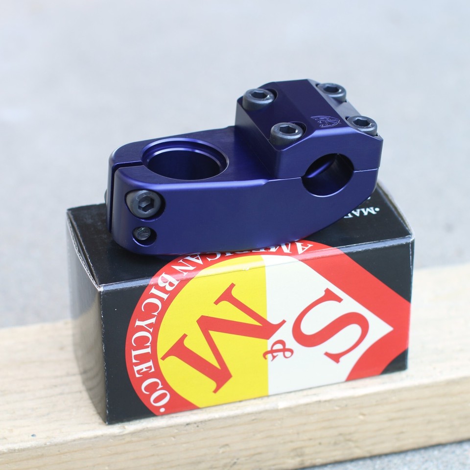 S&M BMX BIKE ENDURO V2 BICYCLE STEM BLUE GROOVE PRIMO CULT | eBay