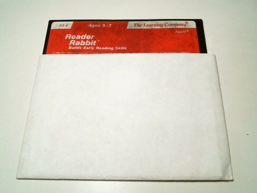 5.25" floppy disk - The Learning Company Reader Rabbit V1.4 Apple1984 ...