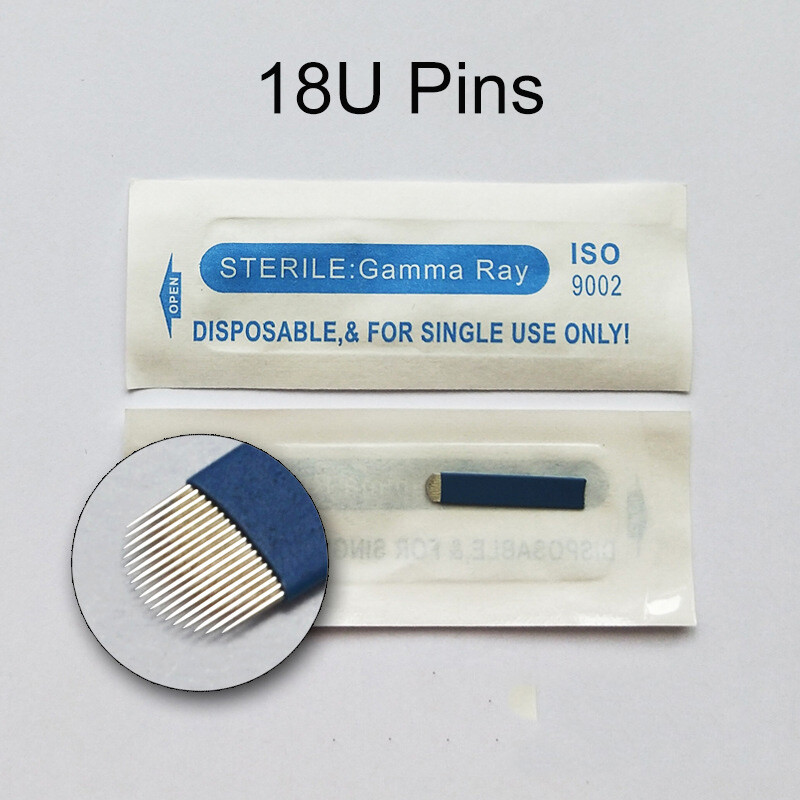 Microblading Blades Tattoo needles Permanent Makeup Needle Manual ...