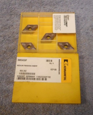 KENNAMETAL CARBIDE INSERTS DNMG 433 AP GRADE KCP10B PACK OF 5 | eBay