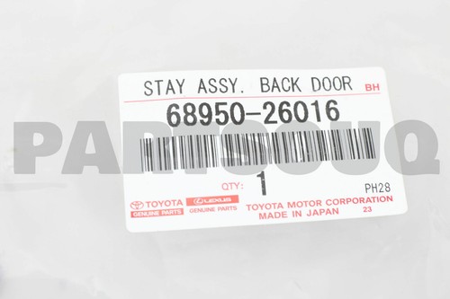 6895026016 Genuine Toyota STAY ASSY, BACK DOOR, RH 68950-26016 | eBay