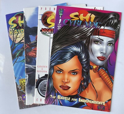 Shi Comic Lot! Shi Cyblade #1 Kaidan #1 Masquerade #1 Nightstalkers #1 ...