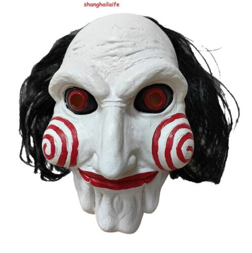 Horror Demon Jigsaw Saw Mask Cosplay Saw X Scary Killers Halloween One ...
