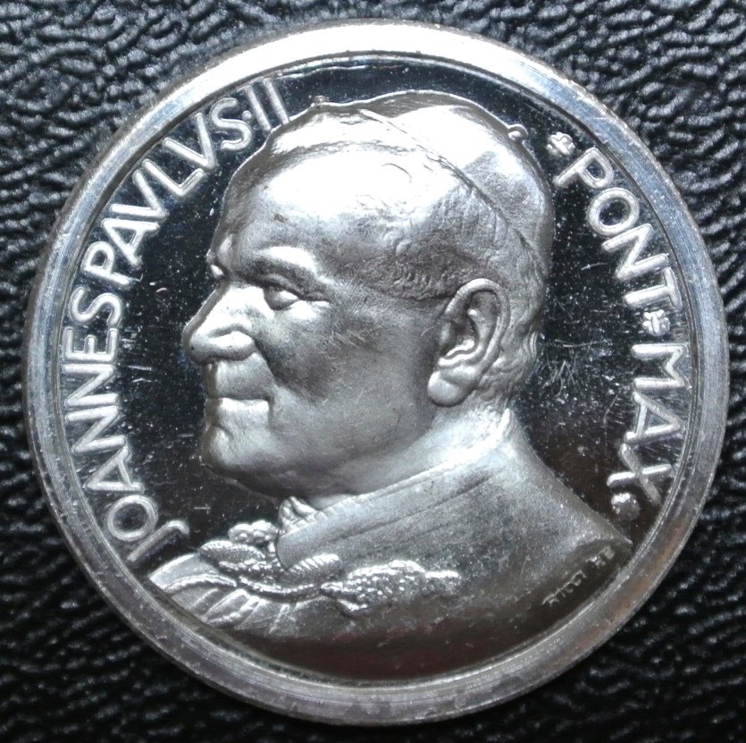1983 COMMEMORATIVE POPE JOHN PAUL II-Joannes Pavlvs Pont Max MEDAL ...