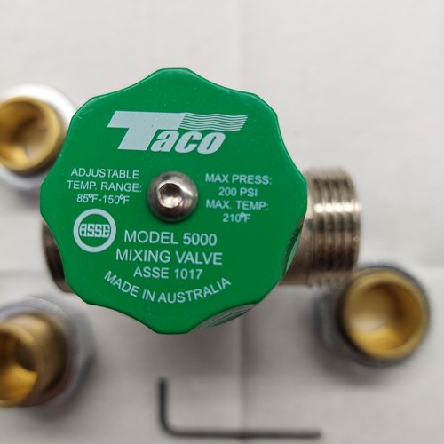 taco 5000 mixing valve 3/4 sweat | eBay
