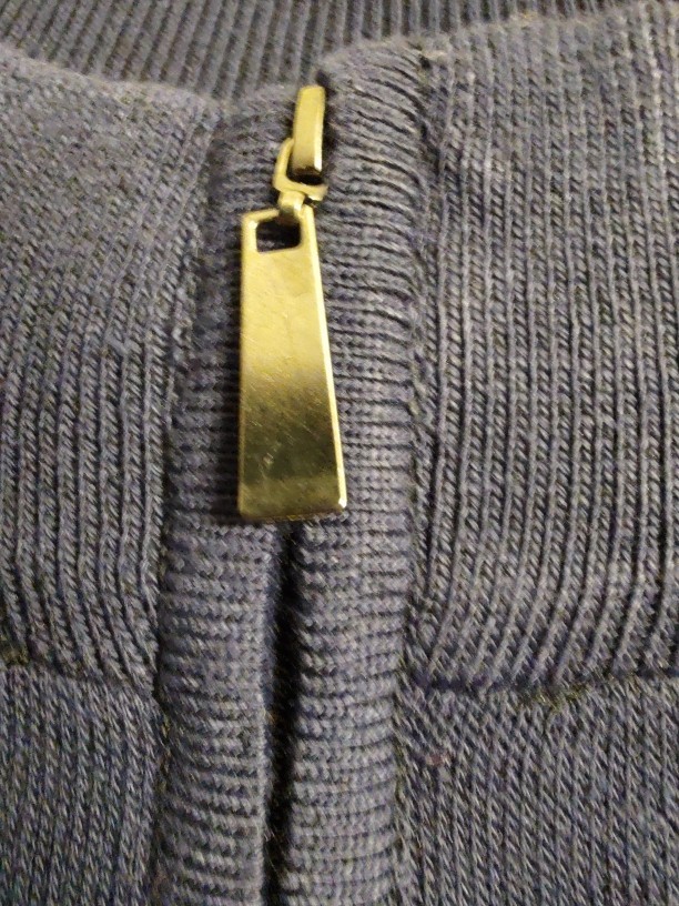 Pre owned Men's Marx & Dutch Collection Dark Blue Striped Sweater Size ...