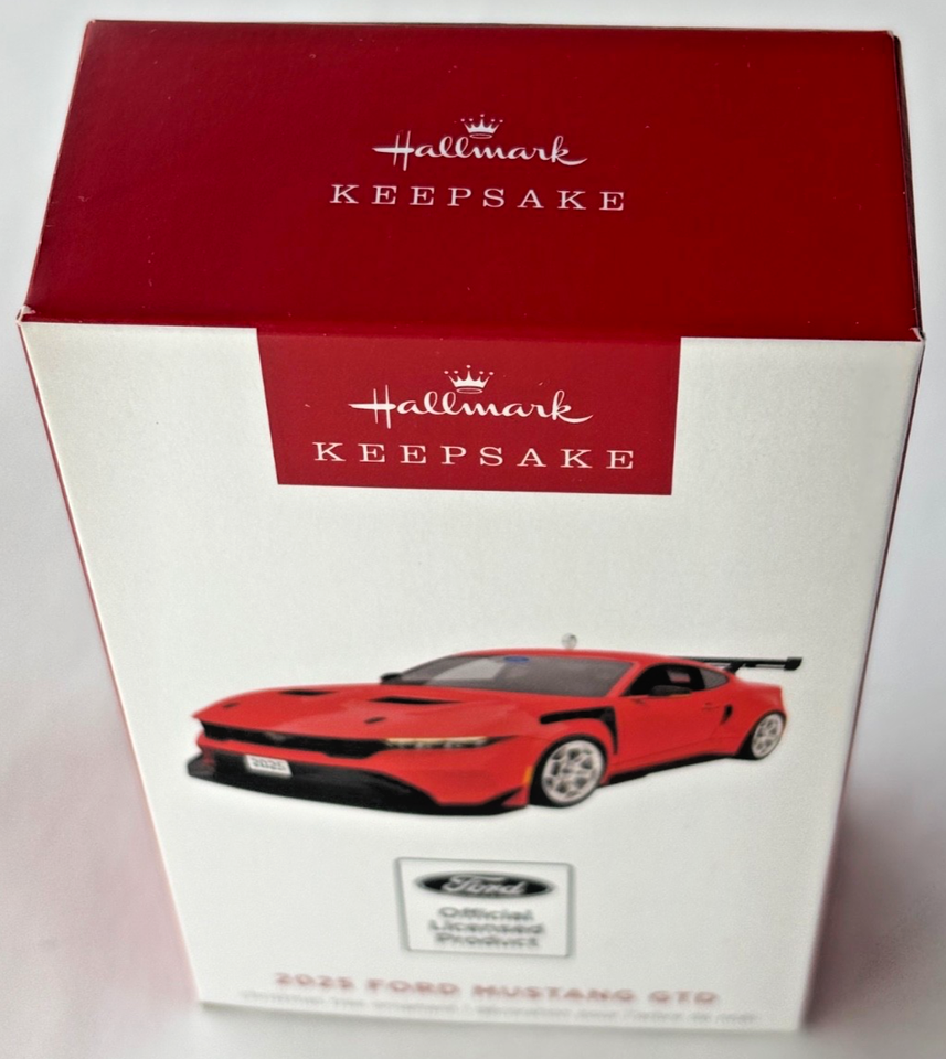 2025 Hallmark Keepsake 2025 Ford Mustang GTD Ornament NIB - die-cast ...