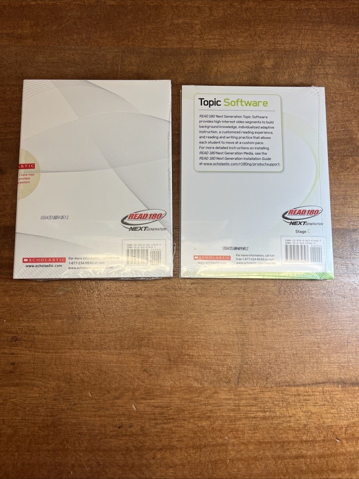 Scholastic READ 180 Installation Software + Topic Software - Factory ...