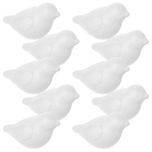 15 Pcs Simulation Bird Design Blank Foams Shapes Decorations Statues | eBay