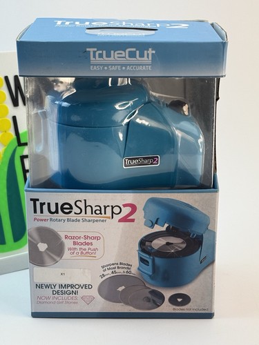 TrueCut True Sharp 2 Diamond Grit Power Rotary Blade Sharpener Blue ...