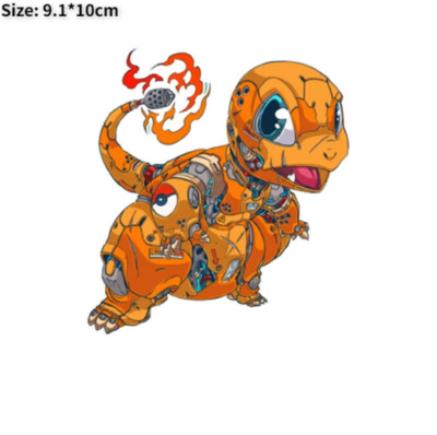 Pokemn Car Sticker Mechanical Charmander Decoration Children's Toy ...
