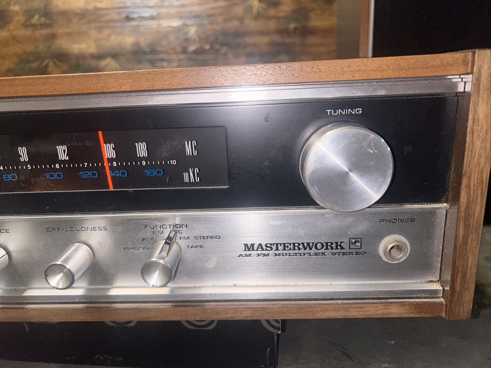 Vintage Masterwork M-4800 AM/FM Multiplex Stereo Receiver with original Speakers | eBay