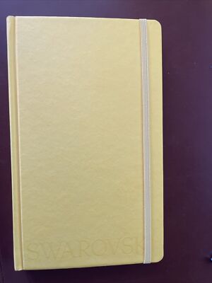 Swarovski Hardback Yellow Notebook By Jeff Burton Unlined Pages 5646577 ...
