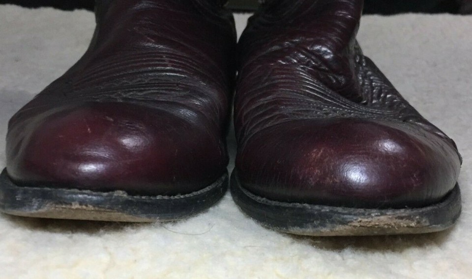Lucchese Men's Carson M1021 Leather Western Cowboy Boot, Black Cherry ...
