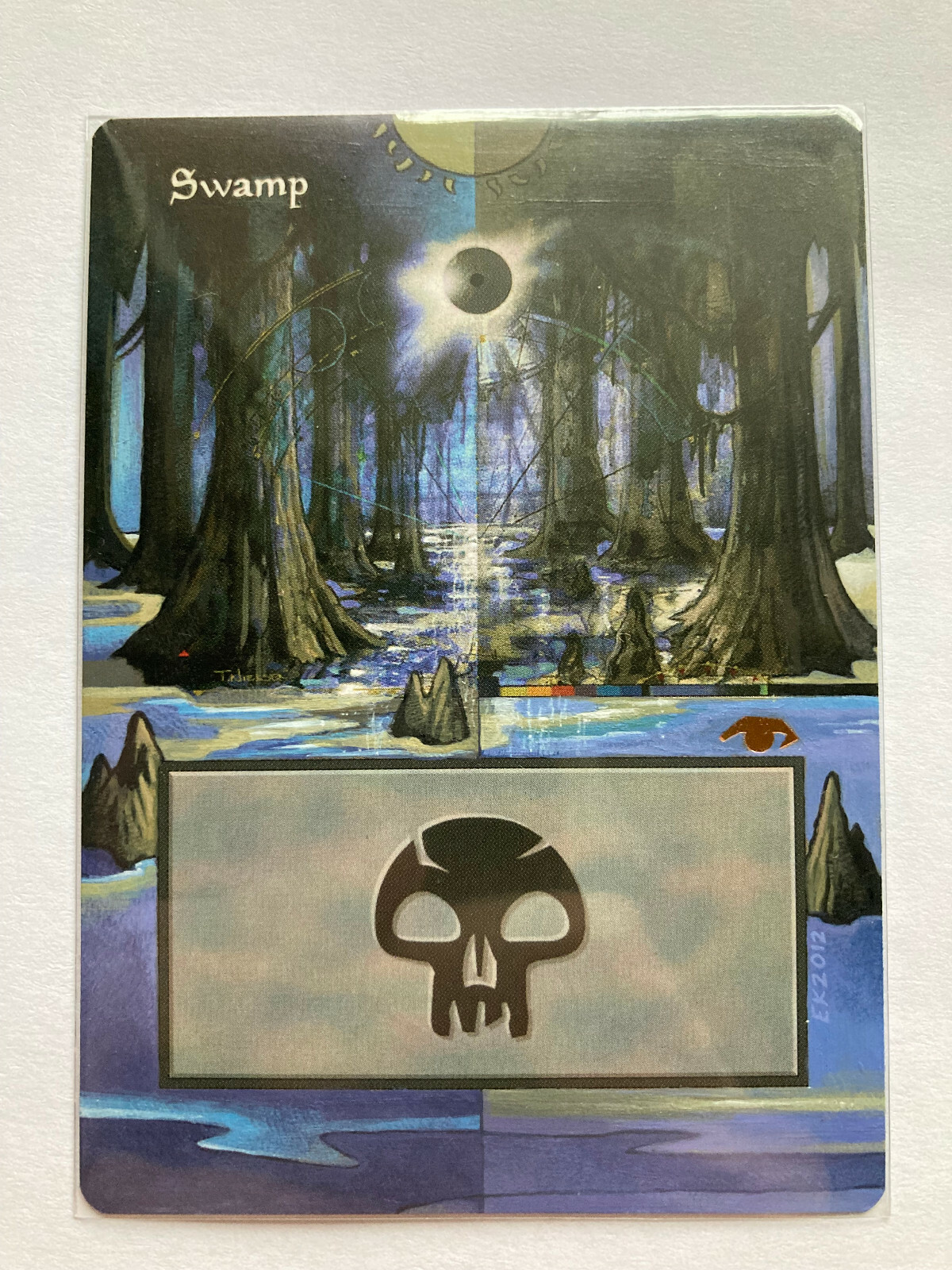 MTG - Eric Klug Alters - Guru Lands - Mountain and Swamp - Mint | eBay