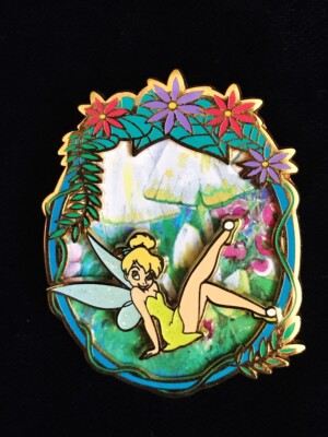 Disney Disneyland Peter Pan Tinker Bell Spring Flower Frame Tinkerbell ...
