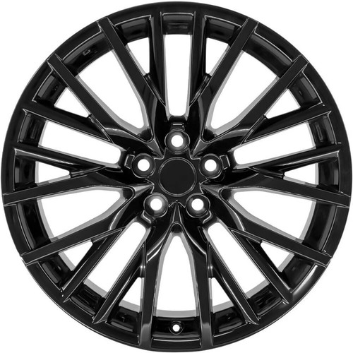 4 Wheels 20" Replica LX59 20x8 5x114.3 Black 30ET 60.1CB (LX59-20080 ...