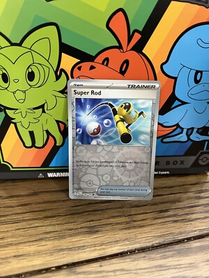 Reverse Holo Super Rod 188/193 Common SV02: Paldea Evolved Pokemon TCG ...