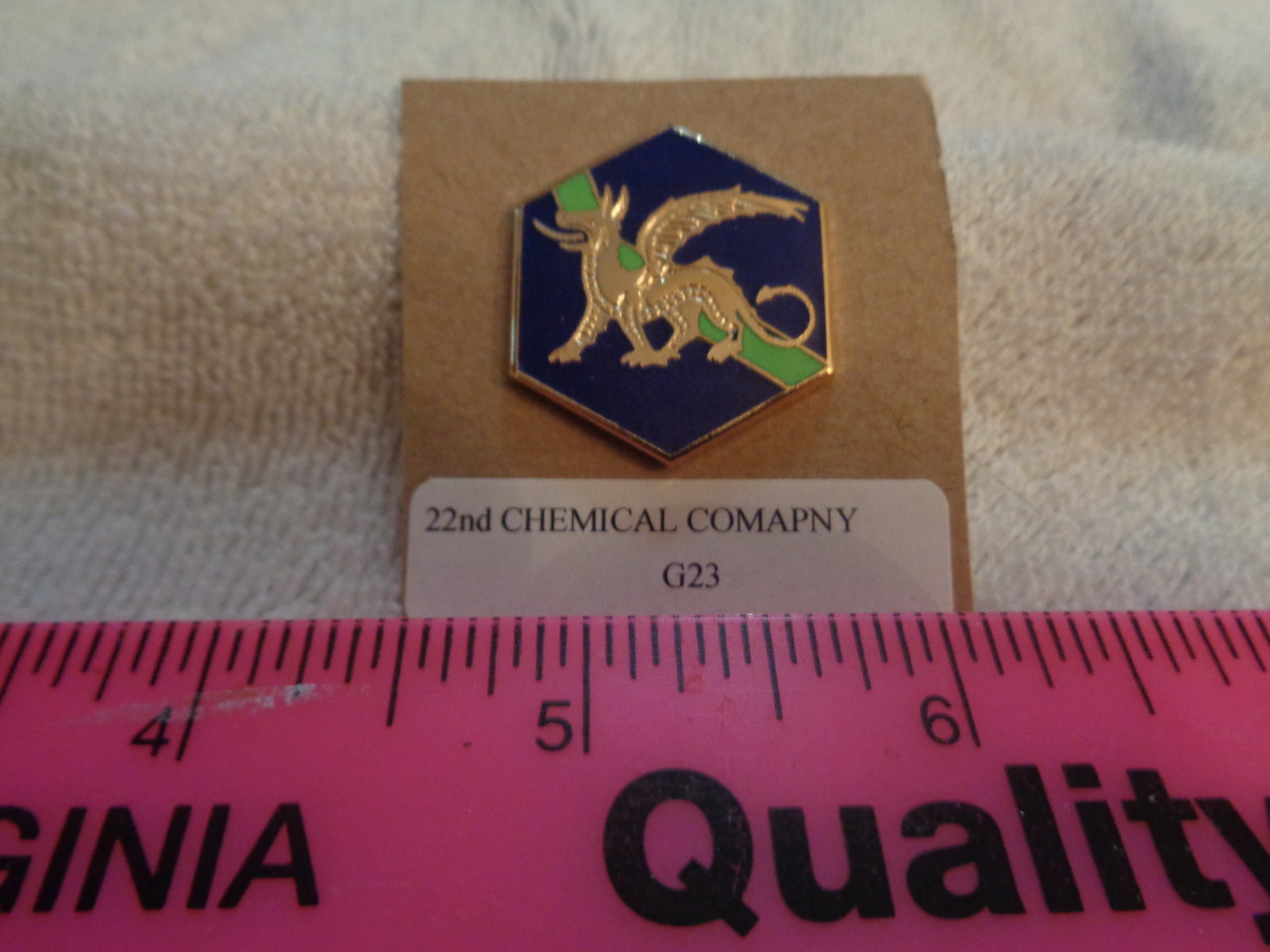 22nd Chemical Company G23 Unit Crest, DI, DUI (DRAW#S14) | eBay