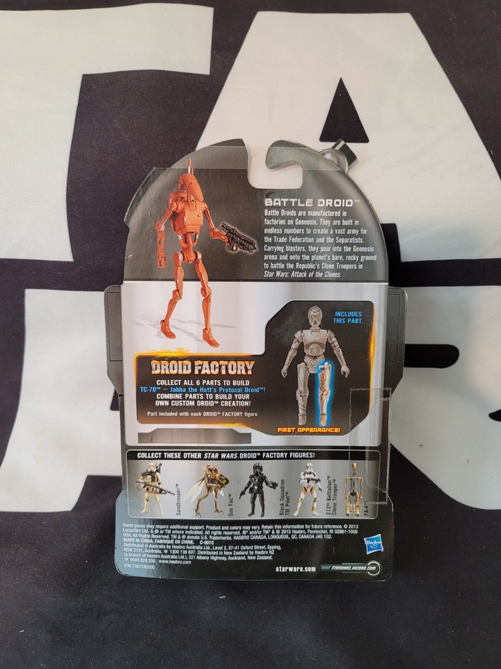 Battle Droid STAR WARS The Legacy Collection Amazon Droid Factory MOC ...