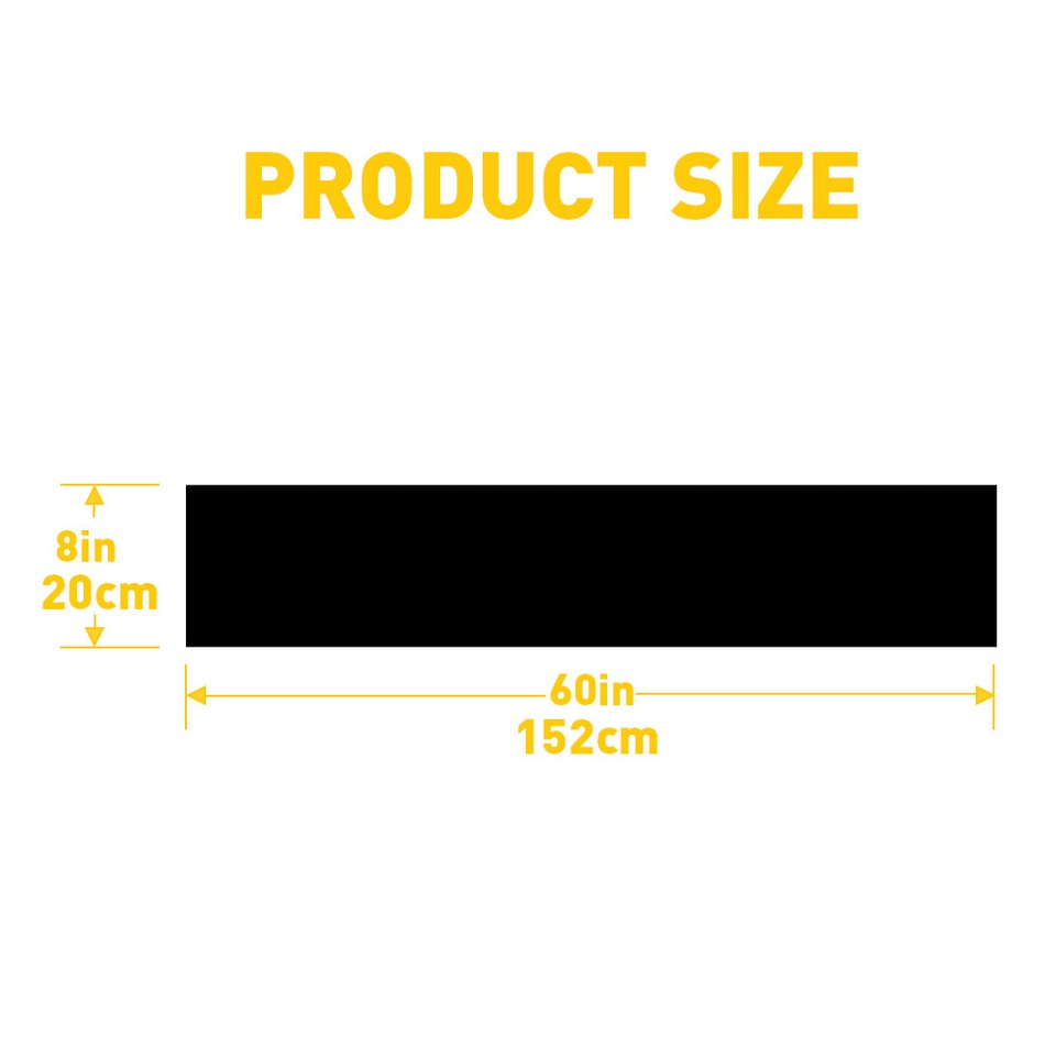 Car Window Sun Visor Strip Film Tint Front Windshield UV Shade DIY ...