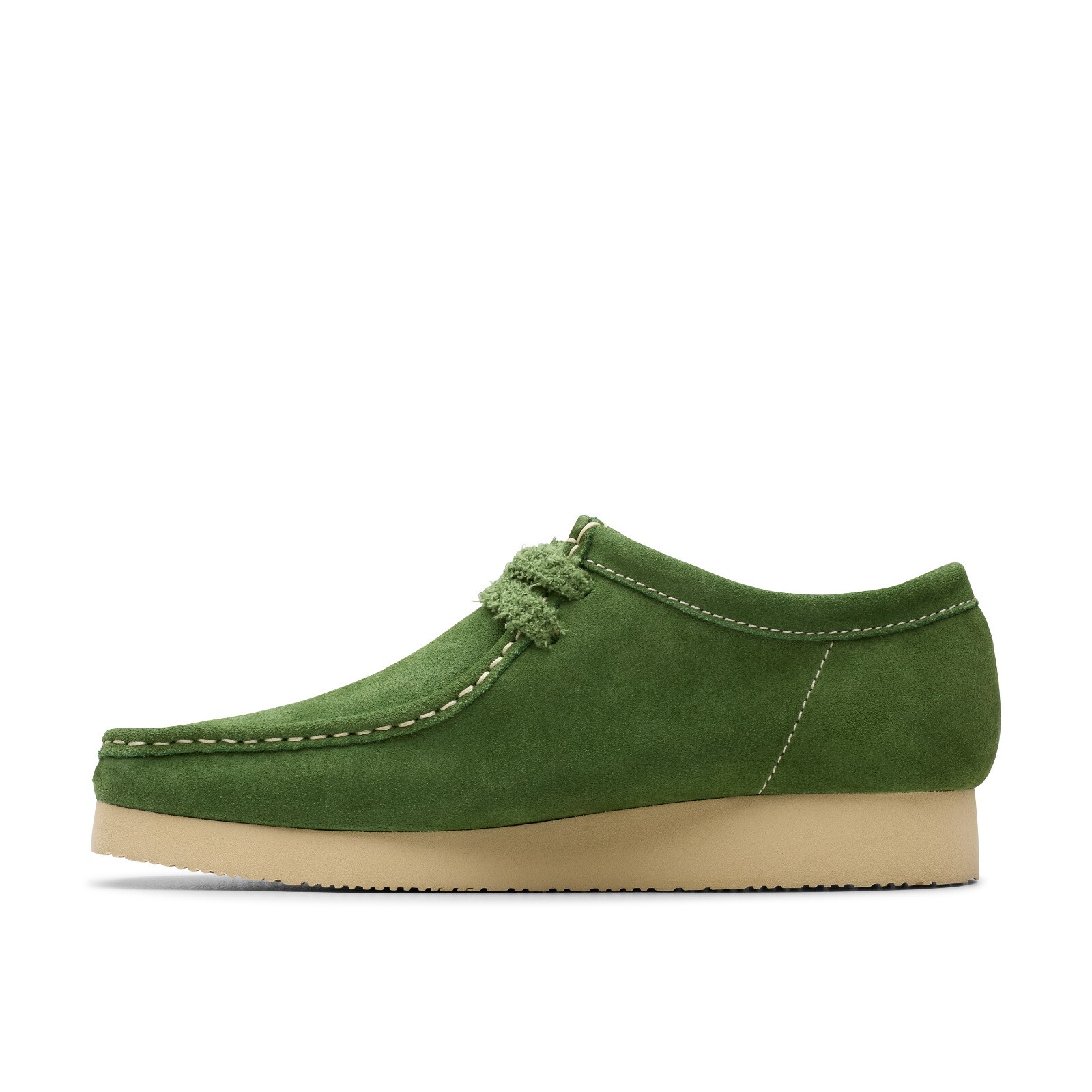New CLARKS ORIGINAL WALLABEE Day LIMITED EDITION Green Suede Vibram ...