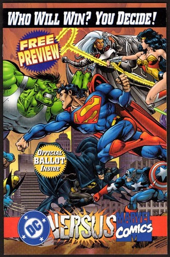 DC Versus Marvel Comics (1995) Free Preview NM | eBay