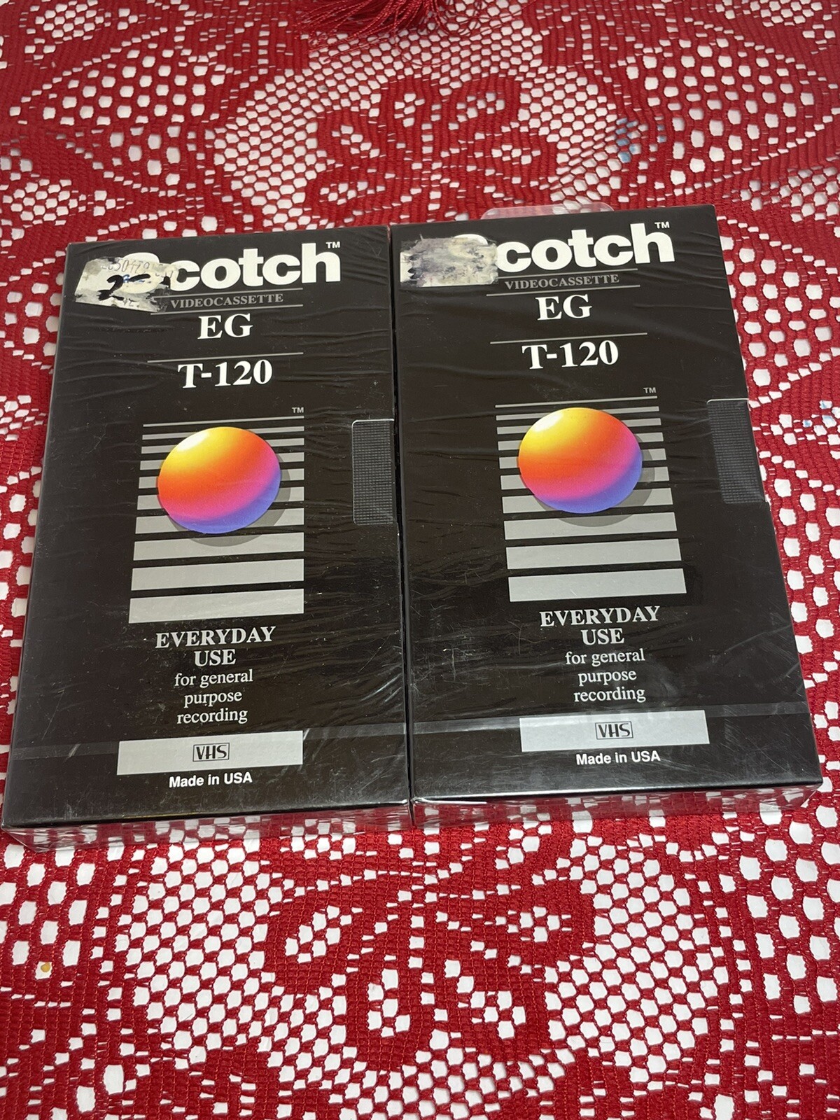 Scotch VHS New Sealed. Everyday Use, General Purpose Recording Lot Of 2 ...