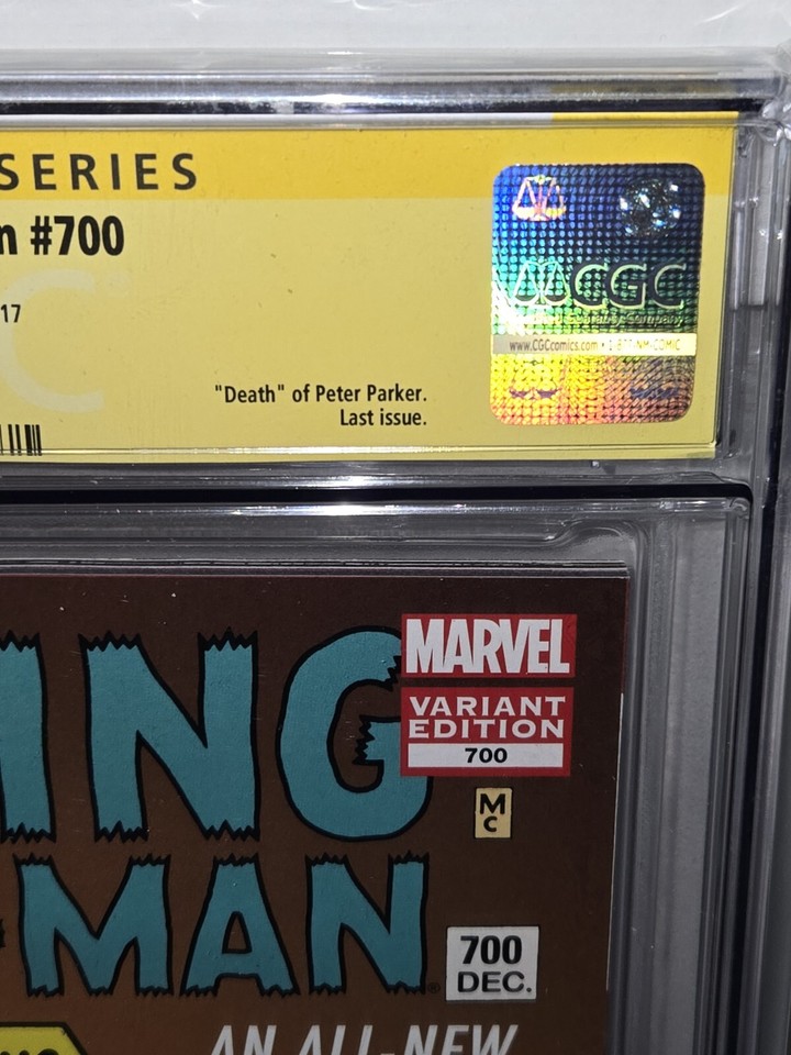 Amazing Spider-Man #700 CGC SS Signature "Death" Issue STAN LEE Ditko ...