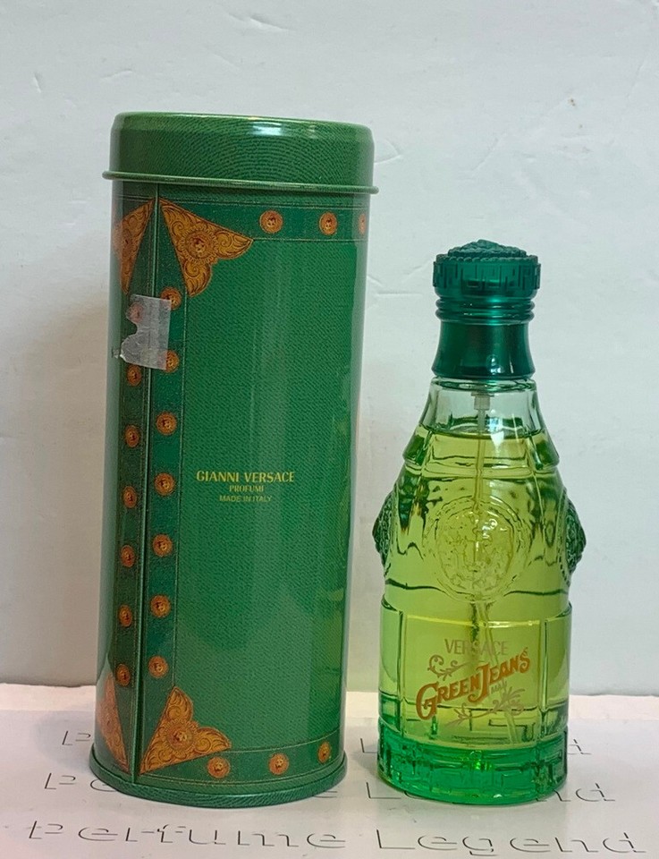 VERSACE GREEN JEANS MAN 2.5 FL.OZ EAU DE TOILETTE SPRAY NEW IN BOX RARE ...