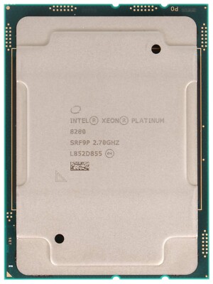 INTEL XEON PLATINUM 8280 SRF9P 2.70GHZ 28-CORES SERVER PROCESSOR CPU | eBay