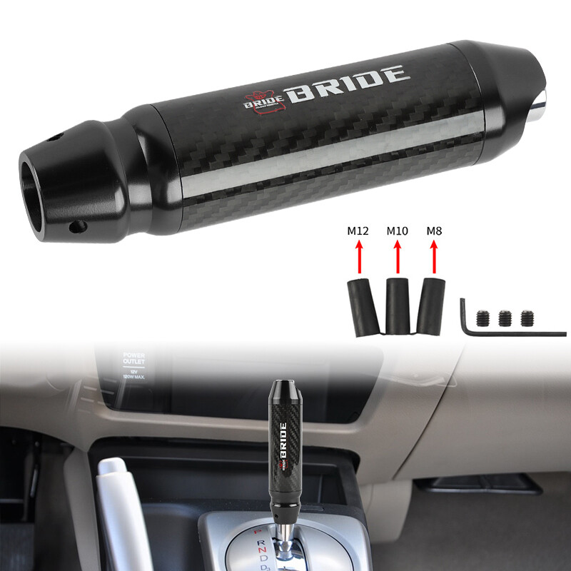 Black Car And Truck Shift Knobs Universal BRIDE Style Black Aluminum ...