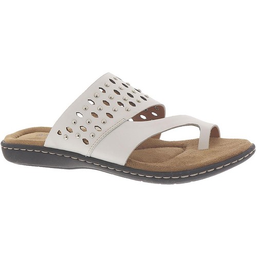 Array Womens Catalina White Slide Sandals Shoes 9.5 Narrow (AA,N) BHFO ...