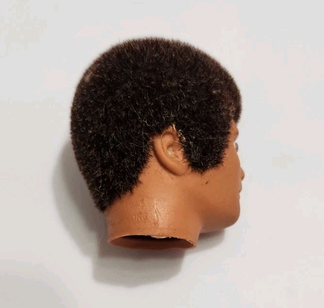HASBRO GI JOE 12" ACTION FIGURE MIKE POWER ATOMIC MAN HEAD ONLY FLOCKED ...