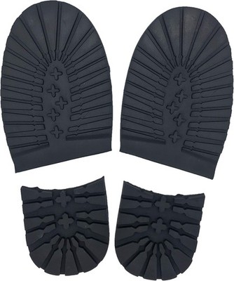 Rubber Boot Sole Replacement Kit, Full Heel and Toe Caps 13 US, Black ...
