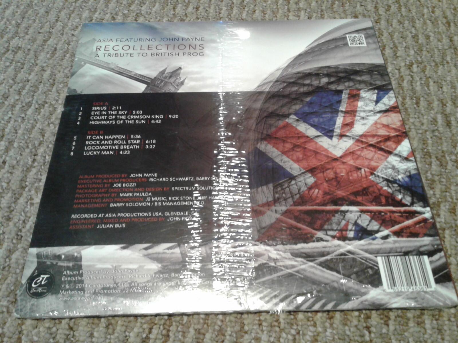 ASIA feat JOHN PAYNE ~ RECOLLECTIONS: A TRIBUTE TO BRITISH PROG ...