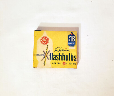 Vintage GE General Electric AG 1B Flash Bulbs - 5 Bulbs Open Box - NOS ...