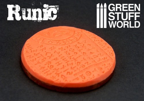 Rolling Pin RUNIC Runes Texture Roller Wargames dwarven dwarf miniature ...