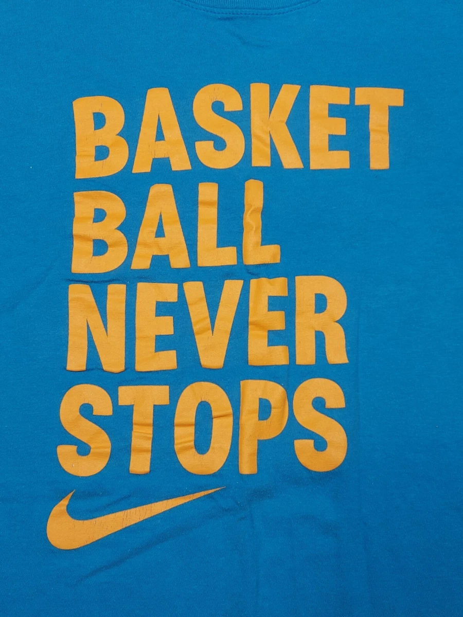 Basketball Never Stops Blue