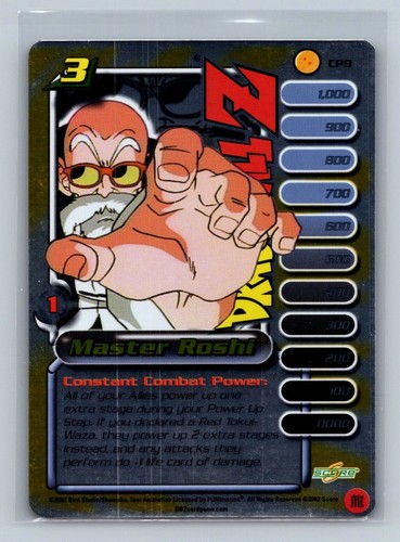 Dragon Ball Z TCG - Master Roshi C9 - Foil Personality Capsule Corp ...