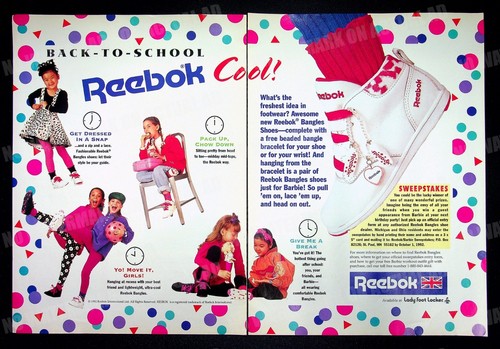 Reebok Girls Shoes 1992 Trade Print Magazine Ad Poster ADVERT Footwear ...