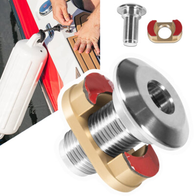 3/8 inch Stainless Steel Quick Release Fender Receiver Boat Marine Lock ...