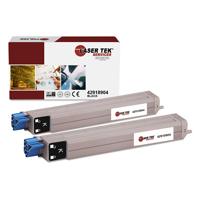 2Pk LTS 42918904 Black Compatible for Okidata C9650dn C9650hdn C9650hn Toner | eBay
