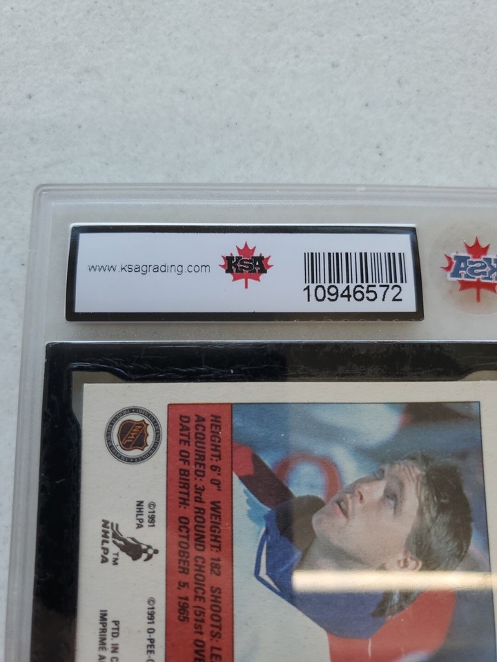 1990-91 O-Pee-Chee (OPC) Premier NHL Card #101 Patrick Roy KSA 10 GEM ...