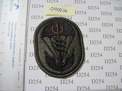 Army SPECIAL OPERATIONS COMMAND SOUTH Subdued Shoulder patch green sew ...